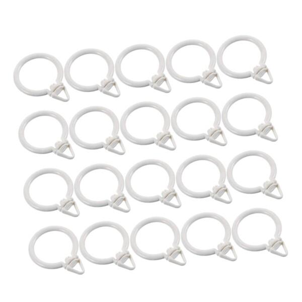 カーテンリング 内径35mmの円形レール付きスライド32個セット直径2.8cmまでのローマンロ対応しています商品コード：55080942976型番：001サイズ：Smallカラー：ホワイト製品説明:内径:35mm(ほとんどのカーテンロッドに...