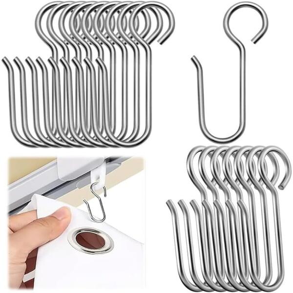 【発売日：2025年07月09日】アクセサリー, フック, 簡単に調節可能, スライド式リングレール, 天井カーテン用アクセサリー, シャワー/ルーム/カーテン用, 80個セット.商品コード：55080942977型番：CLGG006サイズ...