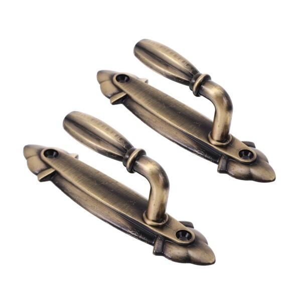 SOESFOUFU 2個 カーテンフック アルミ合金製 壁掛けフック 耐久性あり カーテンホルダー カーテンレールフック 窓装飾用 4.5インチx1.6インチx1.1インチ商品コード：55080942978型番：1サイズ：11.5x4.2c...