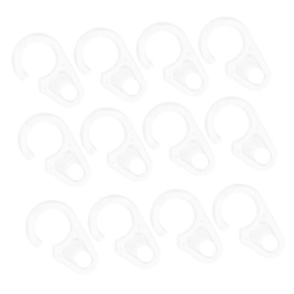 VORCOOL シャワーカーテンリング 50個セット 透明プラスチック製 1インチ×0.6インチ 軽量スリム設計 カーテンフックリング 窓用ドレープや浴室シャワーカーテン用簡単取り付け商品コード：55080942988型番：32653272...