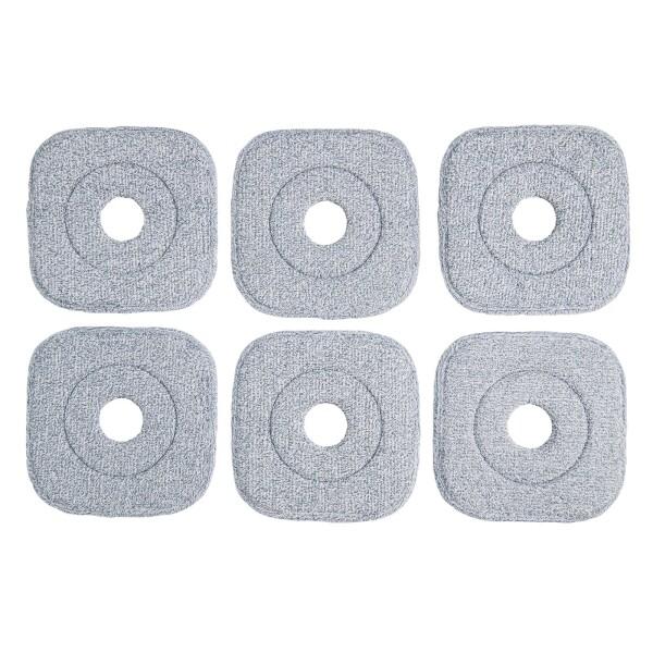Goplus 回転モップ 専用替えモップ 替えパッド 6枚セット 24.5x24.5cm 四角形 交換用モップパッド 清掃用品商品コード：55080945092型番：GPB12081サイズ：24.5x24.5cm/枚カラー：専用替えパッド6...