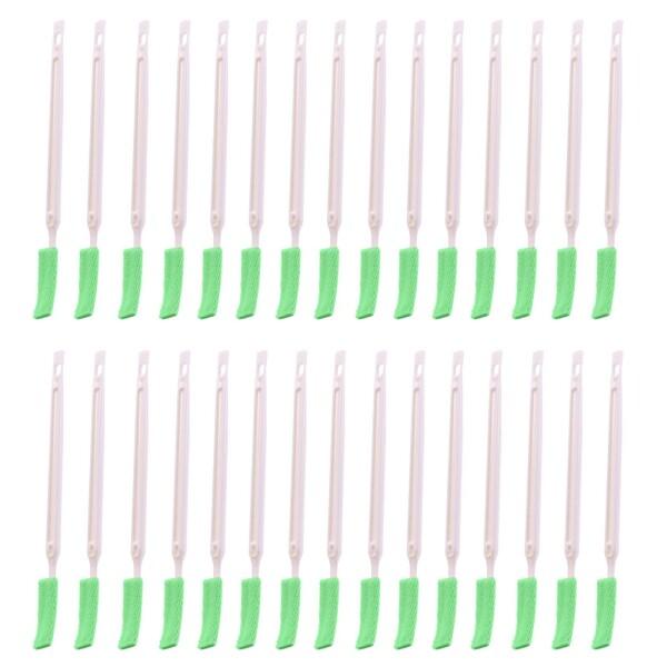 HUIKKJP エアコン掃除ブラシ 隙間ブラシ 30 本入 グリーン プロ推薦 空気清浄機/ファン/キッチン/トイレ/水筒 隙間掃除道具商品コード：55080945143型番：なしサイズ：小カラー：グリーン1.使い捨ての方が衛生的:使い終わ...
