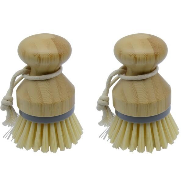 CM Hardware せいろ洗いブラシ握りたわしパームブラシ2個入り商品コード：55080945147型番：X-BRUSH-BR-2サイズ:高さ 幅:9.5 x 6.5 cm材質:PP+PET+竹製ハンドル, 落ちにくく、洗浄力が強い使い...