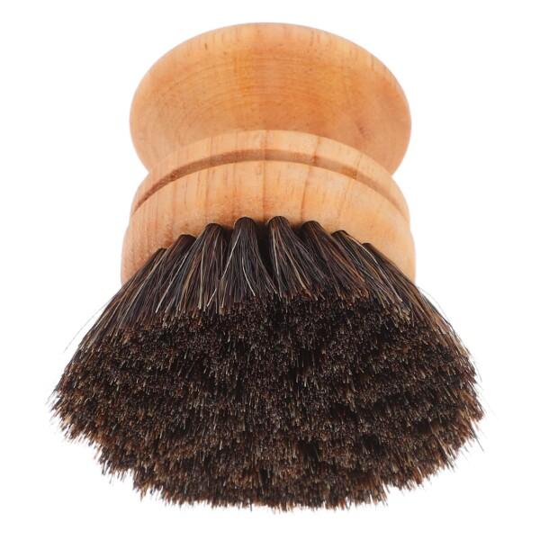 FRCOLOR キッチンブラシ 馬毛使用 木製ハンドル 食器洗い 浴室やタイル掃除にも対応 コンパクトサイズ 7.5×7×5Cm 洗剤使用可 乾きやすく持ちやすい 清掃用ブラシ 1個商品コード：55080945156馬毛ブラシの特徴:天然馬...