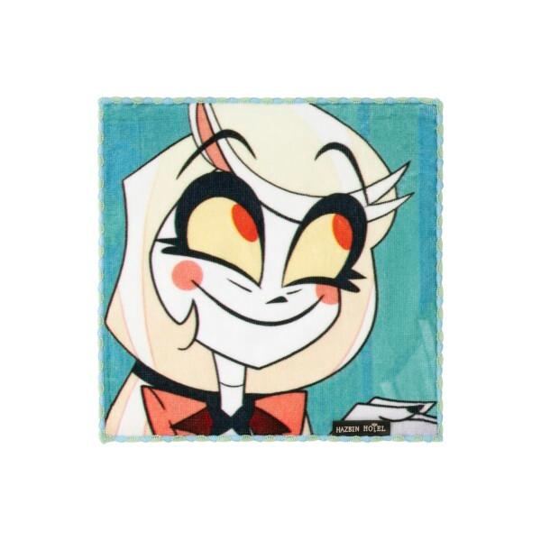 HAZBIN HOTEL ファニーフェイスなハンドタオル（チャーリー・モーニングスター）商品コード：55080983020型番：4571609382744サイズ：小カラー：ブルーサイズ:約H200×W200mm 材質・原材料:綿100%