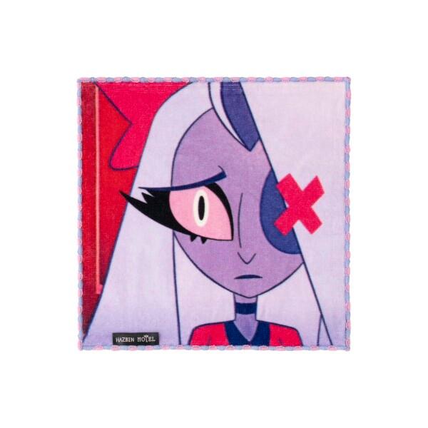 HAZBIN HOTEL ファニーフェイスなハンドタオル（ヴァギー）商品コード：55080983045型番：4571609382782サイズ：小カラー：ピンクサイズ:約H200×W200mm 材質・原材料:綿100%