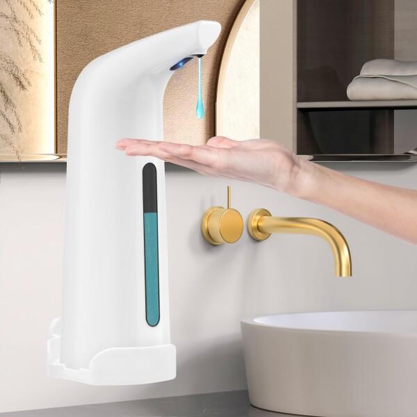 Summon The Elves ソープディスペンサー 自動 液体、手洗い 自動 ハンドソープ ディスペンサー、非接触型液体食器洗剤ディストリビューターです、400ml大容量 IPX67防水 洗剤 ディスペンサー キッチン、浴室、キッチン、...