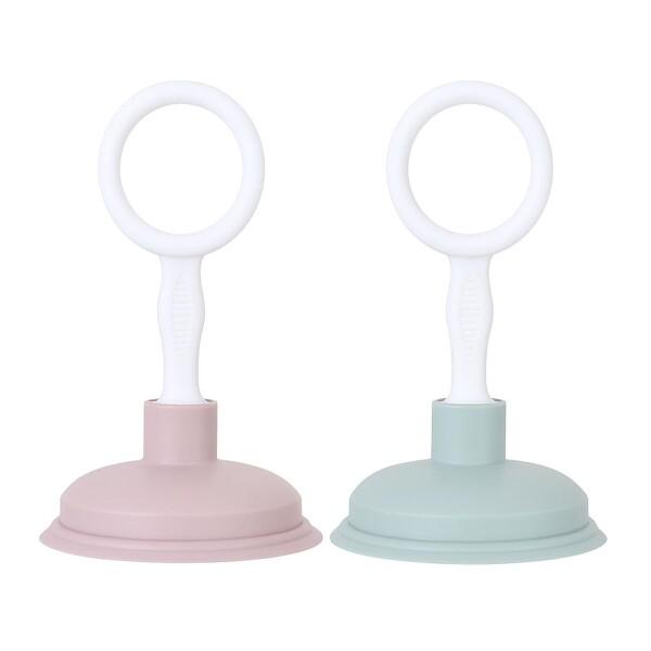 トイレ つまり 解消 ラバーカップ 排水口 詰まり 取り 水まわり 掃除 グリップ 用 すっきり 洗面台 お風呂場 (ピンク + グリーン)商品コード：55080988081型番：chaoqiuサイズ：標準カラー：ピンク + グリーン【丈夫...