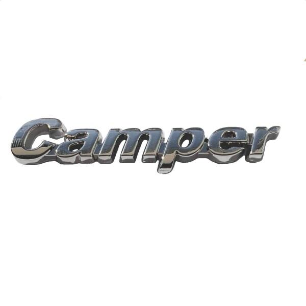 Roost Camper キャンパー エンブレム キャンプ デカール 立体デカール商品コード：55081026376型番：EMB-009-01カラー：シルバーCamper立体デカール