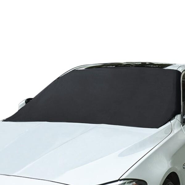 Simpeak フロントガラスカバー 車用 210×145×120cmカーフロントカバー 多機能 車フロストカバー 日除け 凍結防止カバー 雪対策 強風対策 防水 遮光 落葉対策 保護 耐久素材 通用設計 後部ガラス用 簡単取付 四季兼用 ...