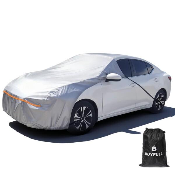 車カバー ボンネットカバー SUV 車用ハーフ 半分 車フロントガード 210Dオックスフォード 裏起毛 防水 防雪 防塵 UVカット 日焼け防止 フロントガラス保護 凍結防止 車種汎用（セダン／SUV）ハリアー RAV4 フォレスター C...