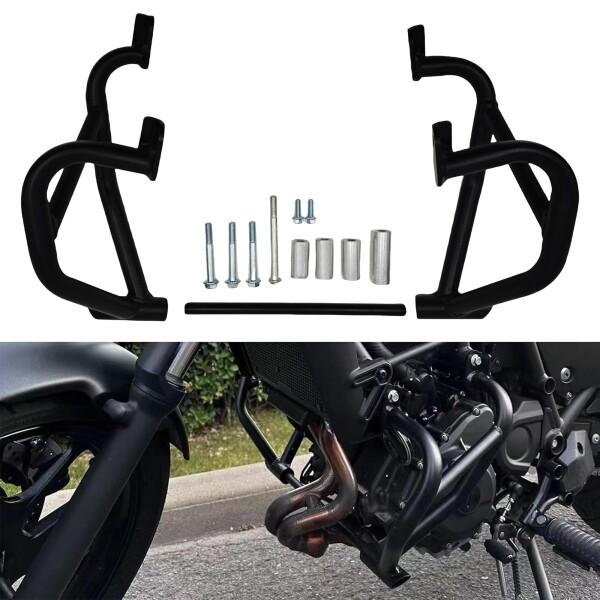 Yoothi 互換品 カワサキ バイク用 エンジンガード エリミネーター/SE(24) 左右キット側専用 パイプエンジンガード商品コード：55081089984型番：CQ13-heis!-4カラー：ブラック商品タイプ:互換品;適用車種:エリ...