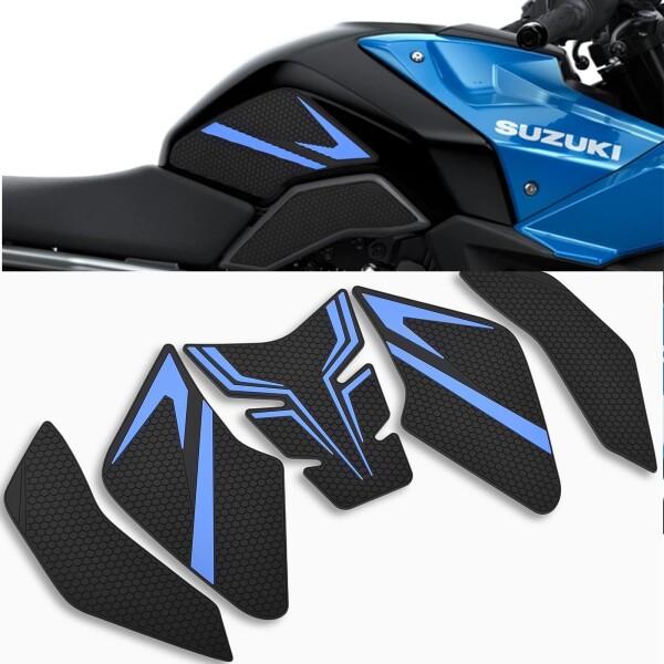 BYEMTTY トラクションパッド ストリートバイクキット に対応 スズキ GSX-8S(2023~) GSX-8R (2024~) 8BL-EM1AAタンクパッド (ブルー, 左中右下 5個セット)商品コード：55081090005型番：...