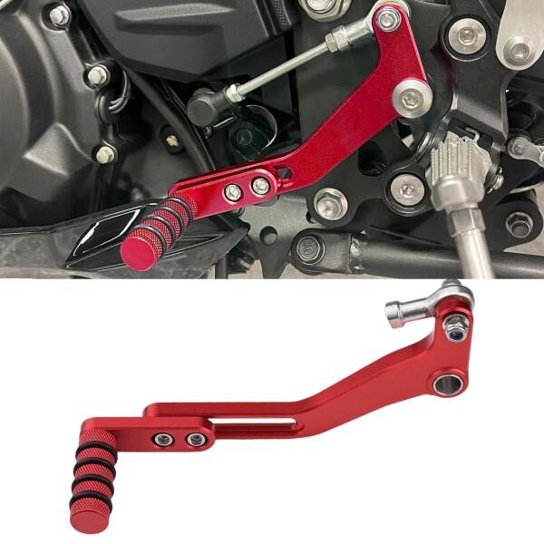 バイク シフトペダル に適合する カワサキ ニンジャ 400 ニンジャ 250 2018-2023 Z250 Z400 2019-2023チェンジペダル アルミ製 バイク 改造 角度 高さ 調節可能 (赤)商品コード：55081091178...