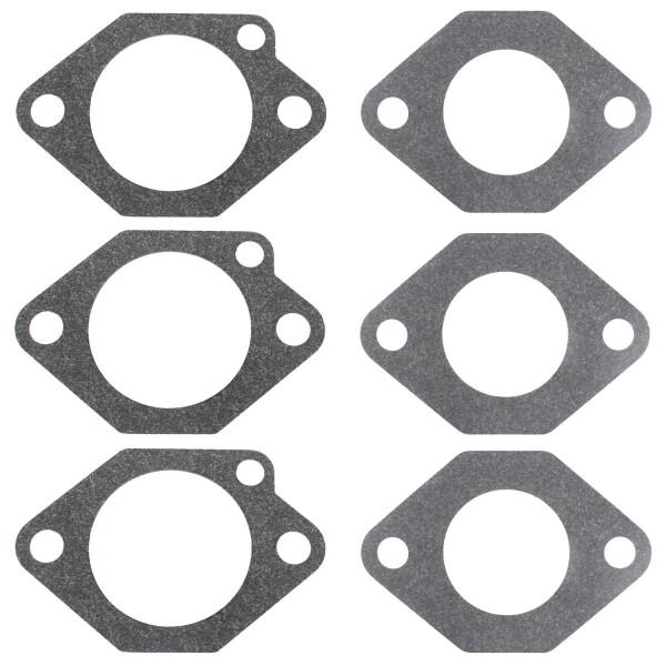 QAZAKY キャブレターベースガスケット 6 個パック Kawasaki FE290 FE350 エンジンゴルフカートガスクラブカー DS 先行ターフキャリーオール工業用カートキャブ 1016438 1016439 1016440 101...
