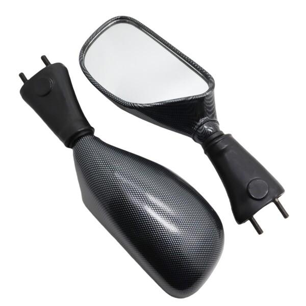 BAOQI バイクミラー オートバイサイドバックミラー FOR ニンジャ ZX-6R 1998-2002 ZX-9R 1998-2003 650R 2006-2008 (カーボンレース)商品コード：55081094880型番：BQ-G-07...