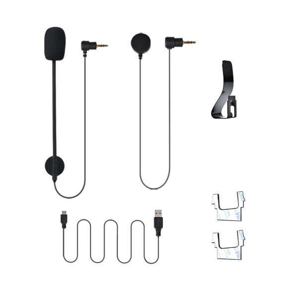 FODSPORTS FX8インカム用パーツ FX8インカム2023年10月以前の付属品：アームマイク/コードマイク/Micro-B充電ケーブル/メタルクリップ/保護マット/3Ｍ両面テープ商品コード：55081099065型番：FX8-パーツ...