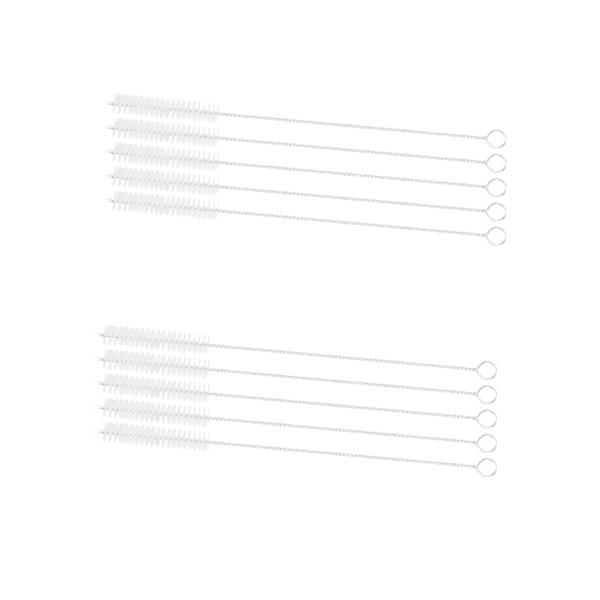 カップブラシ隙間 細口瓶洗浄ストロー哺乳瓶ブラシホース 極細ナイロン レス製 細いストロ 水筒プ 洗浄 専用 (約175mm-10本セット)商品コード：55081150465型番：0001サイズ：約175mmカラー：ホワイト【サイズ】(約)...