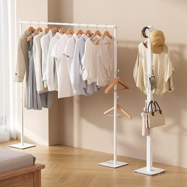 洗濯物干し 室内物干し 物干しスタンド 折りたたみ 組み立て簡単 部屋干し 衣類収納 フック付き屋外洗濯物干しタオル干し タオル掛け 布団干し コンパクト収納でき Asltoy 約W180×D25×H160cm (ホワイト-1)商品コード：...