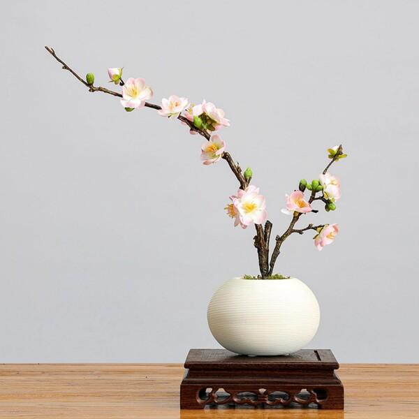 「Tuokus」人工観葉植物 造花 梅の花 本物そっくり 手作りフラワーアレンジメント 枯れない花 おしゃれインテリア フェイクグリーン 水やり不要 ギフトにも最適 FZHuaj15商品コード：55081160637型番：FBAFZHuaj...