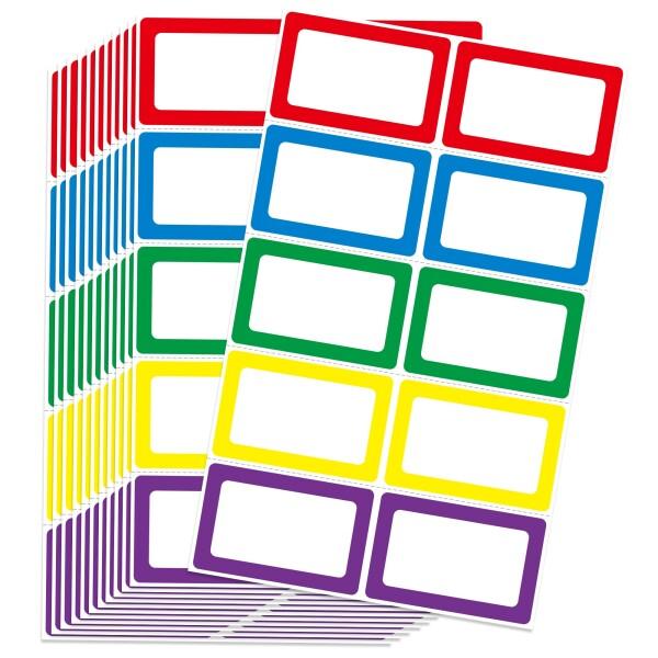 L LIKED 名札シール 服に貼る 名前シール 200枚 89 x 57 mm ネームシール ステッカー 名前ステッカー名札識別ステッカー (Blank - 200)商品コード：55081181546型番：LD-NT57x89NEWサイズ...