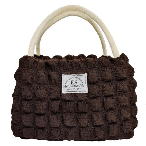 (ジゼル) ランチバッグ 保冷 保温 お弁当 ケース ポップコーンバッグ 伸縮素材 軽量 ピクニック ポコポコバッグ お弁当入れ (Mocha/モカ)商品コード：55081194578型番：chopopbg-0525サイズ：縦14cm×横2...