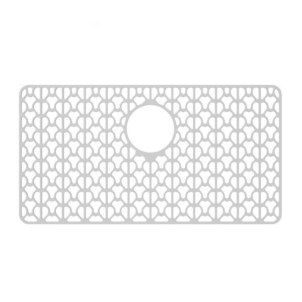 PPIOOY シリコンシンクマット 26×14インチ 耐熱性キッチンプロテクター 滑り止め付き 抗菌加工 ドレンセンター保護 断熱・乾燥パッド 排水機能 (グレー)商品コード：55081197269型番：PH-1303サイズ：Largeカラ...