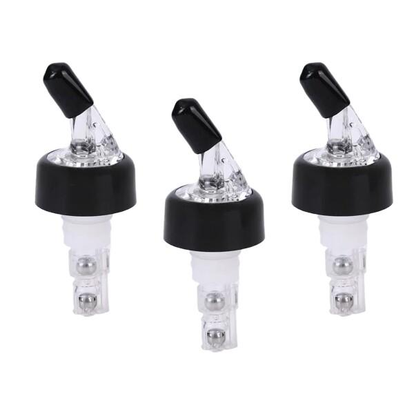YFFSFDC 定量ポーラー 30ml 3個セット ウイスキー ポンプ 防塵キャップ付き 酒ディスペンサー コントロールキャップ ワインウイスキー カクテル ボトル 業務用 家庭用商品コード：55081197647型番：PJ06-627サイ...