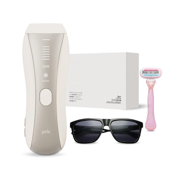 Yete（エイティー）脱毛器 IPL 冷感無痛ケア SHR連続照射 スキンセンサー搭載 自動/手動方式 6段階レベル 無限照射回数 VIO対応 全身対応可能 レディー脱毛器 家庭用 男女兼用 PSE安全認証済み 日本語取扱説明書付き商品コー...