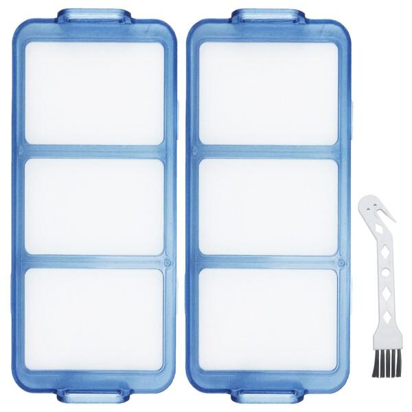 EATBALE 2Pcs 対応 Eufy RoboVac 11S、11S Plus、12、15C、15T、25C、30、30C、35C、R450、R500掃除機アクセサリー交換プレフィルター、洗浄可能＆再利用可能プライマリーフィルター、クリ...