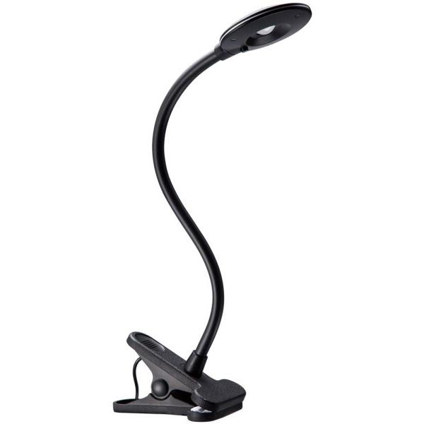ジェントス LEDクリップライト  ブラック CP-R168BK商品コード：55081200241型番：CP-R168BKカラー：ブラックサイズ:約幅75×奥行270×高さ290mm電源:AC100V 50/60Hz消費電力:2.5W保証期...