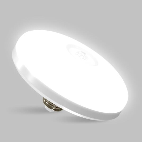 C-J-W LED人感センサーライト LED電球 E26口金 シーリングライト 小型 超薄型 4畳 天井照明 玄関 廊下灯 6000K 15W 60W相当 1500lm トイレ/廊下/玄関/脱衣所/階段 昼白色 日本語説明書付商品コード：5...