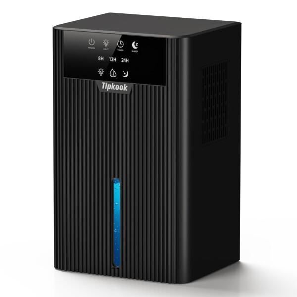 Tipkook 除湿機 除湿器 じょしつき ダブルぺルチェ式 強力除湿 8/12/24h切タイマー 除湿機 小型 満水自動停止 静音除湿 自動除霜機能 コンパクト湿気対策 梅雨対策 結露防止 カビ防止 リビング 部屋 脱衣所 玄関 台所 寝...