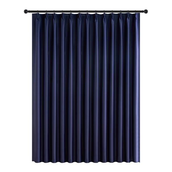 Topfinel カーテン 遮光 断熱 遮光カーテン 1枚 幅200 230cm丈 ネイビー フック付き 寝室用 リビング 間仕切り 目隠し 防音商品コード：55081205663型番：CL165HZNavy6-200x230-1Rサイズ：...