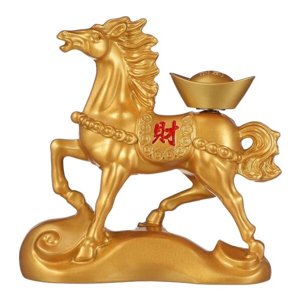 FRCOLOR 金色の馬の置物 オフィスやリビングに映える卓上装飾品 財運を呼商品コード：55081205734型番：78416X8C27U4T1394Bサイズ：8.80X8.50X3.40CMカラー：ゴールデンのメリット: 馬として知られ...