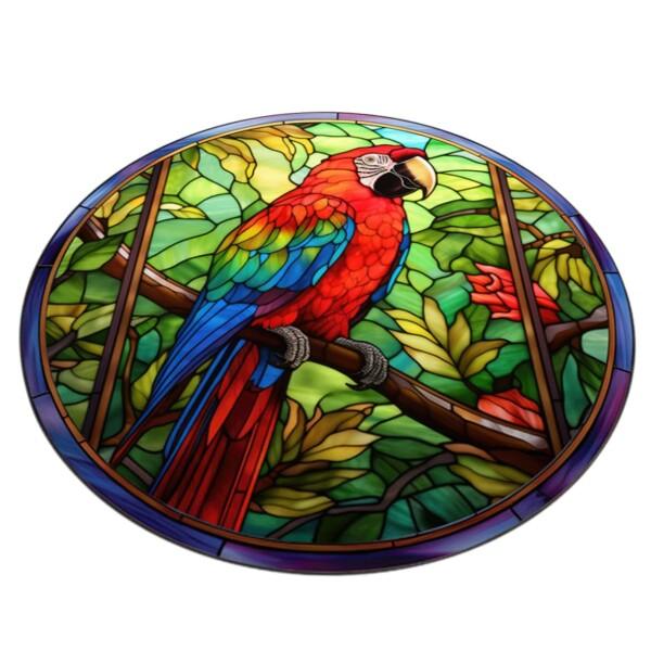 FRCOLOR 鳥窓用ステンドグラスステッカー 非粘着pvc素材 衝突防止窓用ステッカー ガラスドア装飾用 貼るシート商品コード：55081205762型番：1サイズ：25.40X25.40X0.10CMカラー：示されているように寝室の窓に...