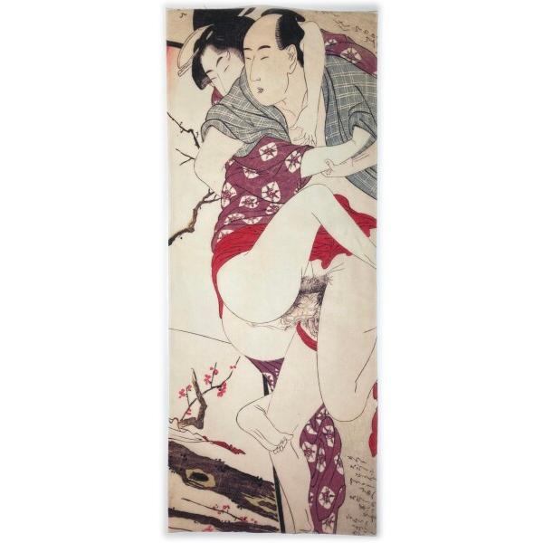 古今東西 浮世絵 春画 手ぬく?い 喜多川歌麿 その3商品コード：55081208596型番：utamaro-3サイズ：84cm x 35cmカラー：多彩なデザインMaterial : コットンTowel form type : washc...