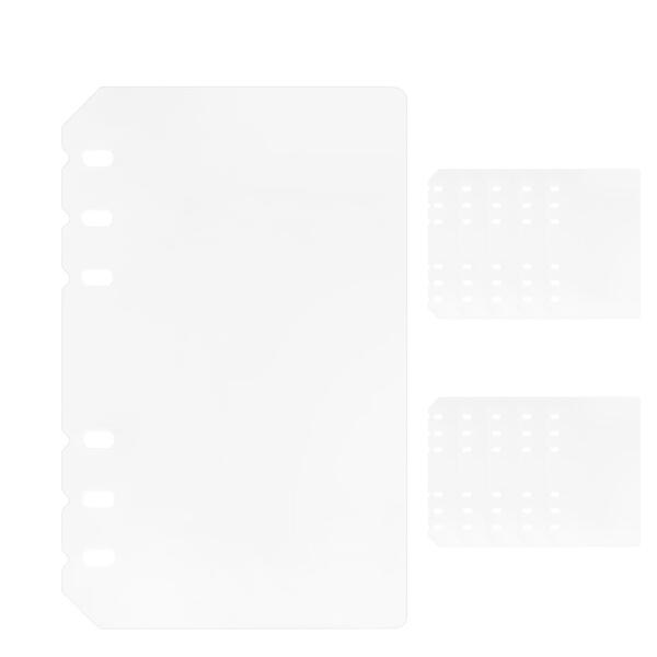 PPシート シール帳 A6 リフィル シール帳 台紙 6穴 剥離紙 シール帳 はがせる バインダー 10枚入り SUPOTSUDAY商品コード：55081215542型番：PPシートカラー：PPシート【A6 リフィル セット】シール帳 台紙...