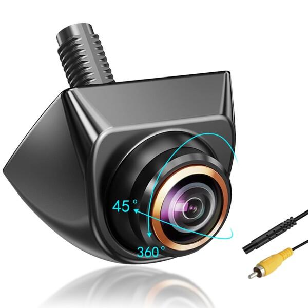バックカメラ車 リアカメラ 暗視機能付き 最小照度0.01 lux HD/CVBS両対応170°超広角 300万画素 車載カメラ IP68K防水防塵 リア／サイト／フロントカメラ ガイドライ表示・非表示切替 取り付け簡単 12V車対応 日本...