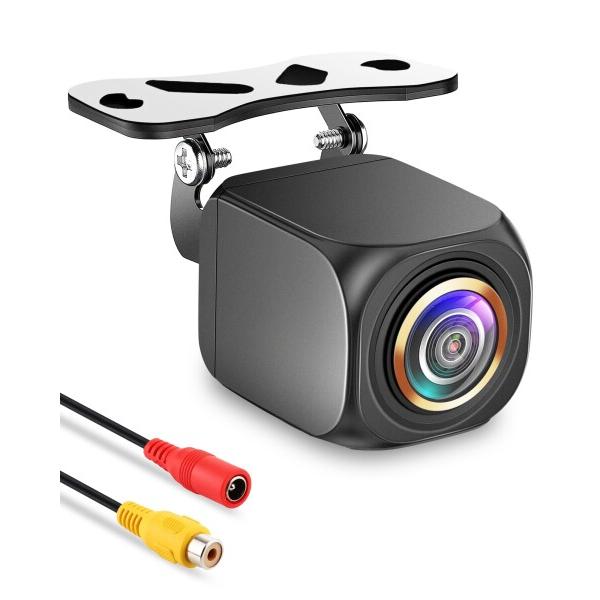 バックカメラ 車 リアカメラ AHD 720P CVBS NTSC/AHD 両対応 100万画素 IP69K高防水防塵 170°超広角 超暗視機能リア/フロント/サイドカメラ RCA接続 超小型フラッシュマウント耐久性のある金属車載カメラ角...