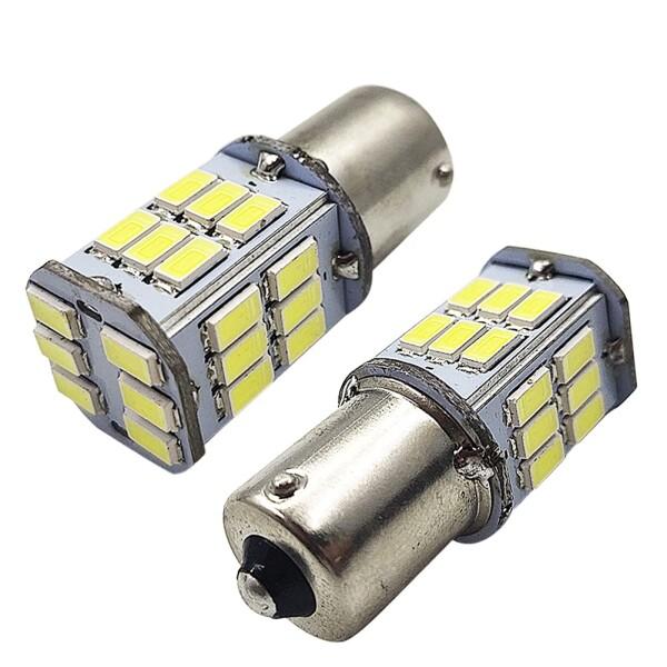 Ruiandsion 2個入り s25 シングル球 BAU15S PY21W LEDバルブ ピン角度150度 30連5630SMD DC 6Vウインカー テールランプ、テールランプ、デイタイムランニングライト、バックアップライト、ホワイト商...