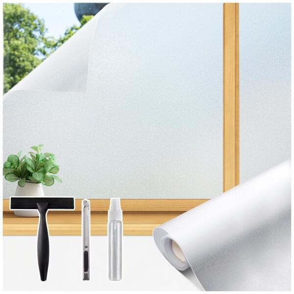 Windimiley 窓ガラス目隠しフィルム 目隠しシート 断熱シート 窓 すりガラスシート 窓フィルム 外から見えない 結露防止シート 水で貼る 剥がせる uvカットフィルム 賃貸OK 窓 めかくしシート 飛散防止 台風対策 紫外線カット...