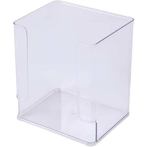 (Aishaba)サットリーナ 収納 タワー型ストッカー さっとりーな 収納 (1/2/3/4個)ストック 収納 マスク・マスク・サットリーナケース・インスタントラーメン書籍・フェイ デスクトップ 透明 一目瞭然 無蓋設計 マスクストッカー...