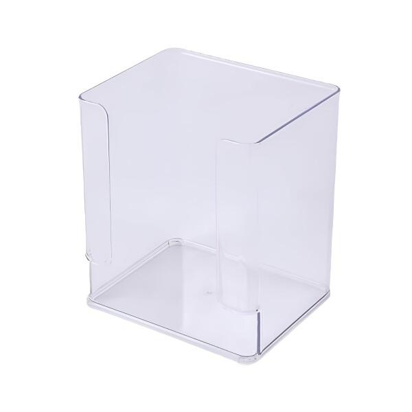 (lalarimi)サットリーナ 収納 マスクストッカー タワー型縦型収納 上入れ下出し設計 透明アクリル 無蓋 防塵 防湿 段差付き 多層構造デザイン 転倒防止 化粧台/キッチン/デスク対応 インスタントラーメン整理 小物安定収納 1/2...