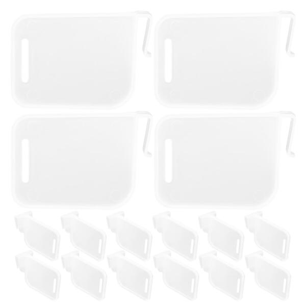 Ipetboom 冷蔵庫の仕切り 冷蔵庫仕切りボックス 調節可能な冷蔵室オーガナイザー Ppプラスチック製24個セット 多目的収納パーテーション 冷蔵庫ドア棚用整理ツール キッチン整理シーン対応商品コード：55081244892型番：199...