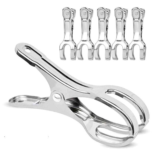 rinda 洗濯ばさみ 洗濯バサミ ステンレス  竿止め 布団 物干し 竿 ストッパー 強力 錆に強い商品コード：55081246017型番：r4-7＃51＿210506＿1サイズ：10個組カラー：銀?20個セット、中サイズ各種もございます...