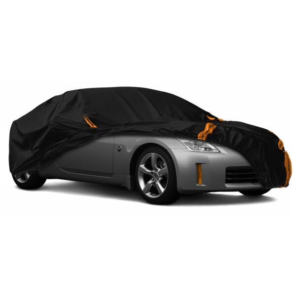 Syncnika 車カバー 日産フェアレディZ Z33 防水カーカバー 裏起毛 防塵防紫外線 雨雪対策 防風ロープ付き 四季対応 ブラック商品コード：55081248698型番：HRB0025-4サイズ：日産 フェアレディZ Z33（日産3...