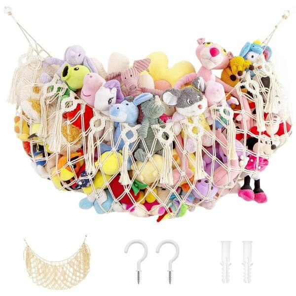 ぬいぐるみ収納 縫い包み 収納 大容量 壁面収納 ぬいぐるみ ハンモック 縫い包み ハンモック 収納 ネット おもちゃ収納 子供 部屋 室内 用 収納 片付け商品コード：55081252763型番：SNDCサイズ：153×40cmカラー：白...