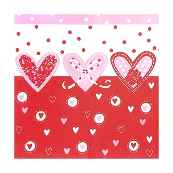 Zelten 2層 20枚入り カラーペーパーナプキン シャビーシック風、ウェディング、ディナー、ティーパーティー装飾用 D スイートハート商品コード：55081257020型番：68628サイズ：1 Packカラー：スイートハート折り畳み...