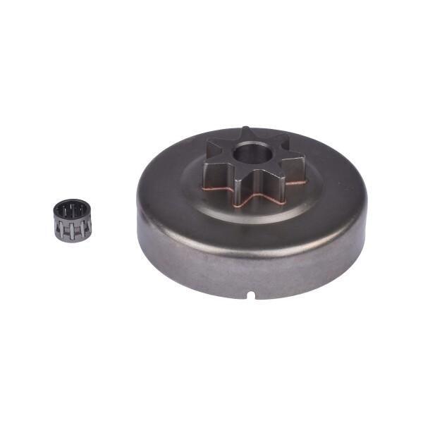 3/8インチ-7歯 クラッチドラムチェーンスプロケットベアリング 適用され Stihl 029 034 036 039 MS290 MS360 MS390 034 Super MS310 チェーンソー商品コード：55081261140クラン...